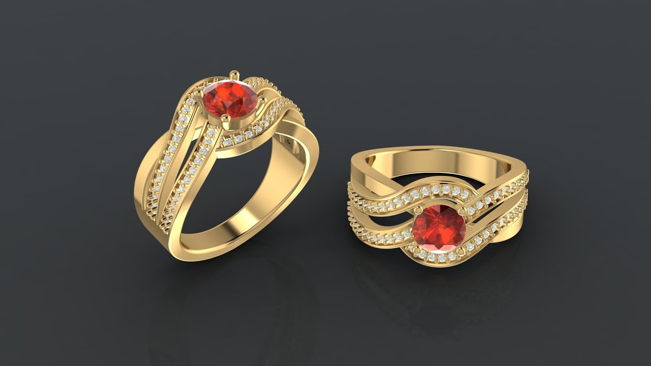 ||Making of Engagement Ring in Matrix ||Promise Ring ||Diamond Ring ...