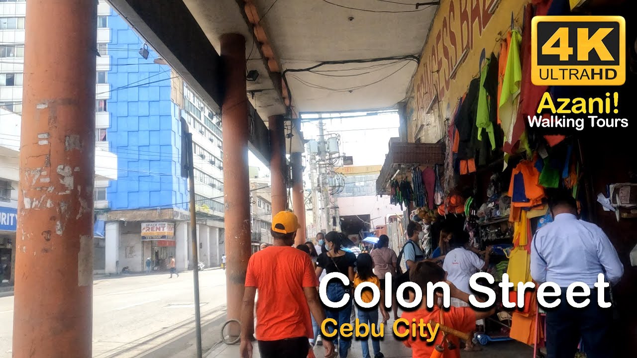 [ Walking Tour ] Cathedral to Colon Street - Cebu City in 4K - YouTube