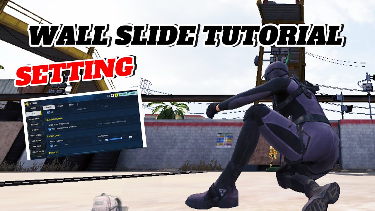 How to wall slide movement (tutorial) #callofdutymobile - YouTube
