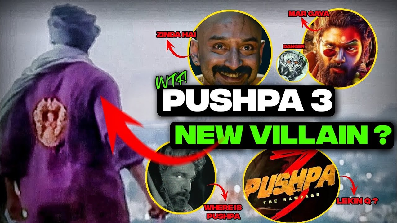 Pushpa 2 Post Credit Scene & Ending Explained : New Villain ? || Guru ...
