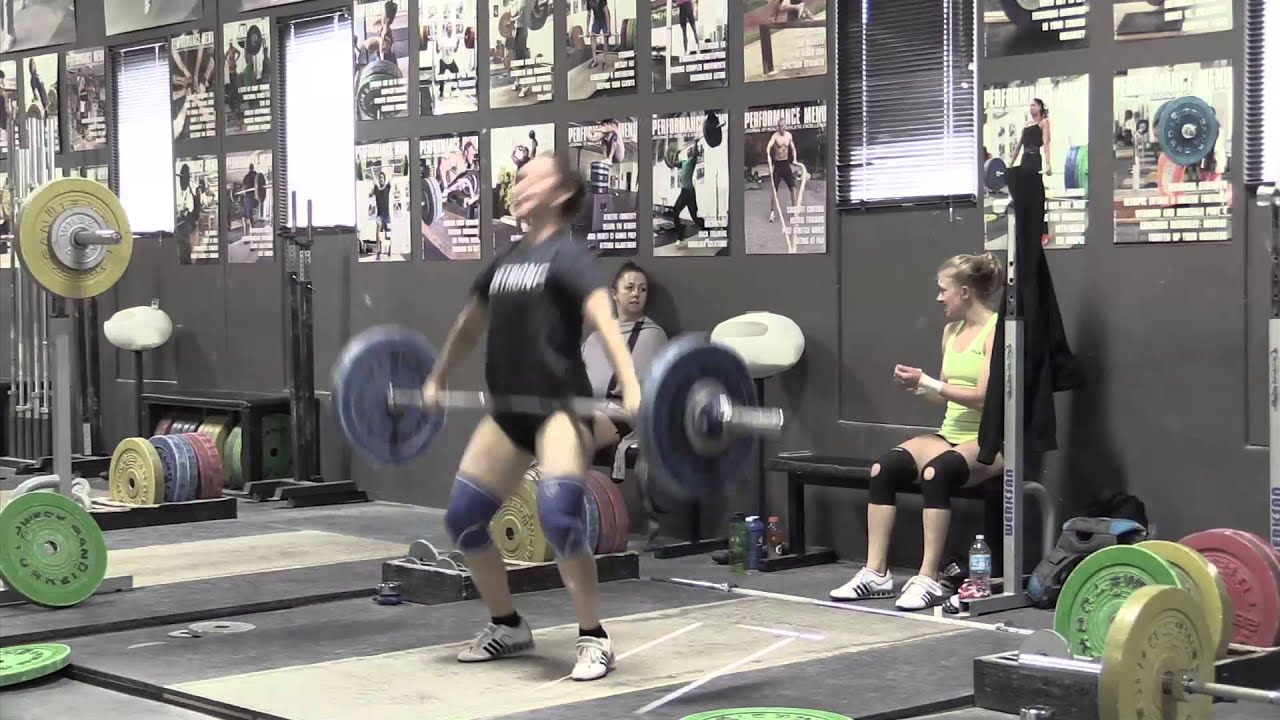 Olympic Weightlifting 11-27-14 - Snatch, Power Snatch, OHS - YouTube