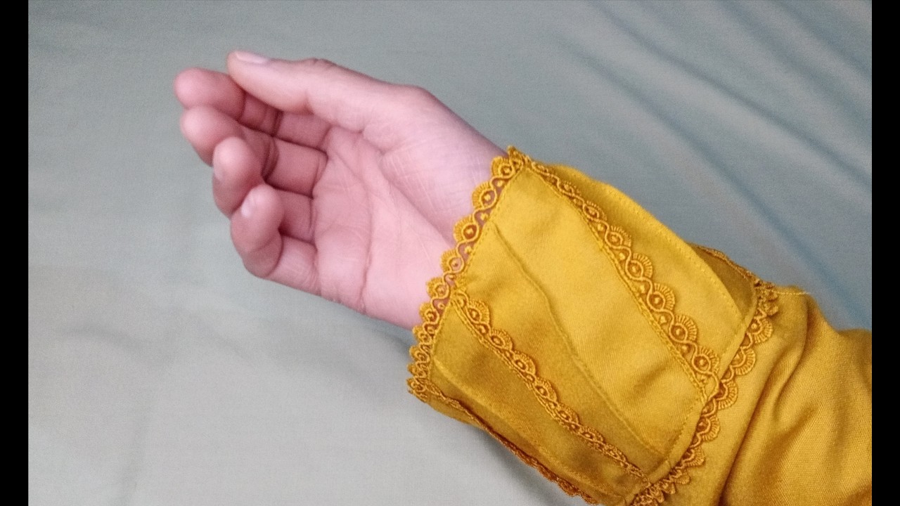 Pinterest* Inspired Sleeves Design with lace // latest sleeves design ...