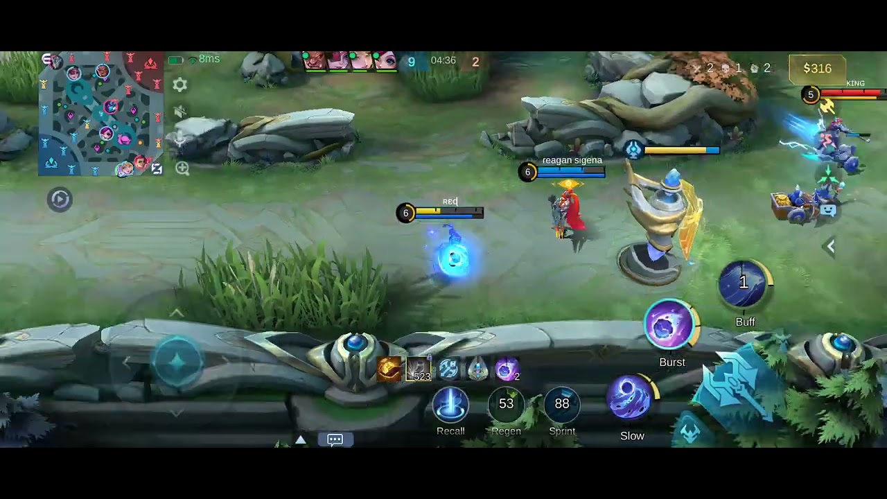 Mobile Legends Bang Bang - Roam lane 5 - YouTube
