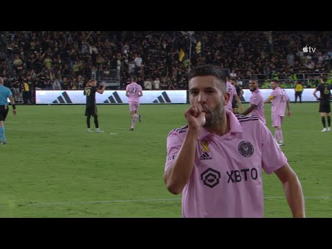 Sergio Busquets ➡️ Lionel Messi ➡️ Jordi Alba for Inter Miami's second goal vs. LAFC
