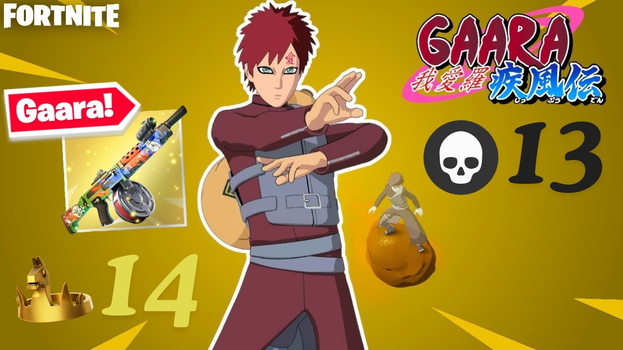 I Played Fortnite with GAARA from Naruto... (ZERO BUILD) | 👑 14 - YouTube