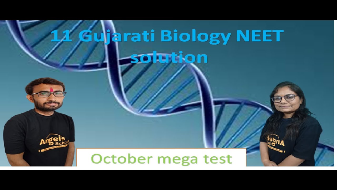 11 GUJARATI BIOLOGY || MEGA TEST SOLUTION - YouTube