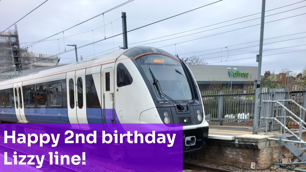 Happy 2nd birthday lizzy line! - YouTube