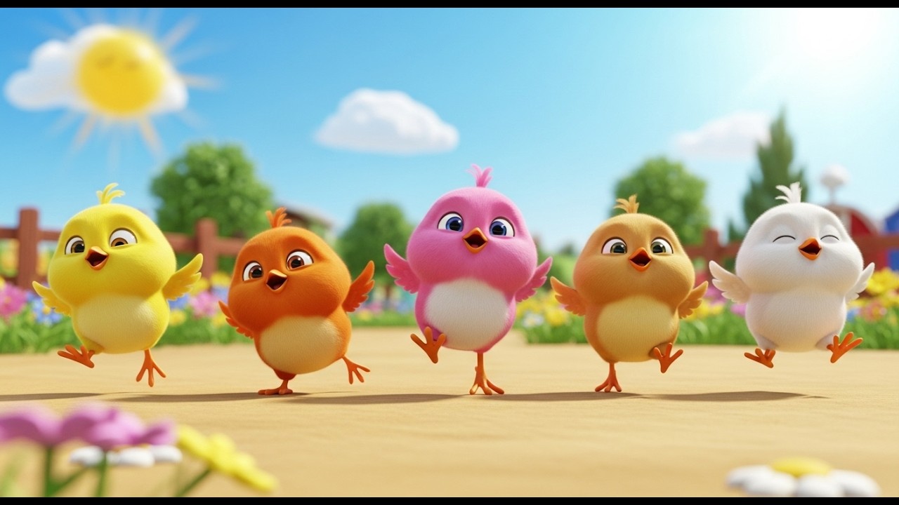 Five Little Baby Chicks Chirp Chirp Chirp | Early Learning & Counting ...
