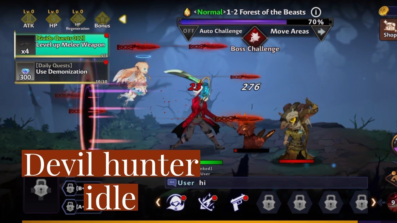 Devil Hunter Idle Gameplay Walkthroug (Android) - YouTube