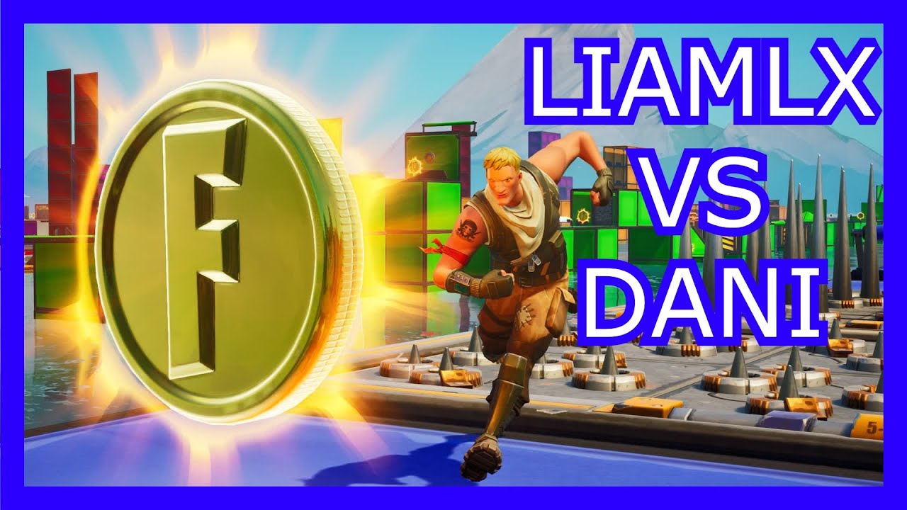 LIAM VS DANI (FORTNITE EASY 100 LEVEL DEATHRUN - YouTube