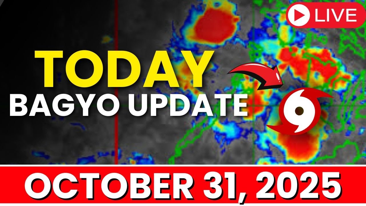Today Bagyo Update October 31, 2025 | Low Pressure Area in the ...