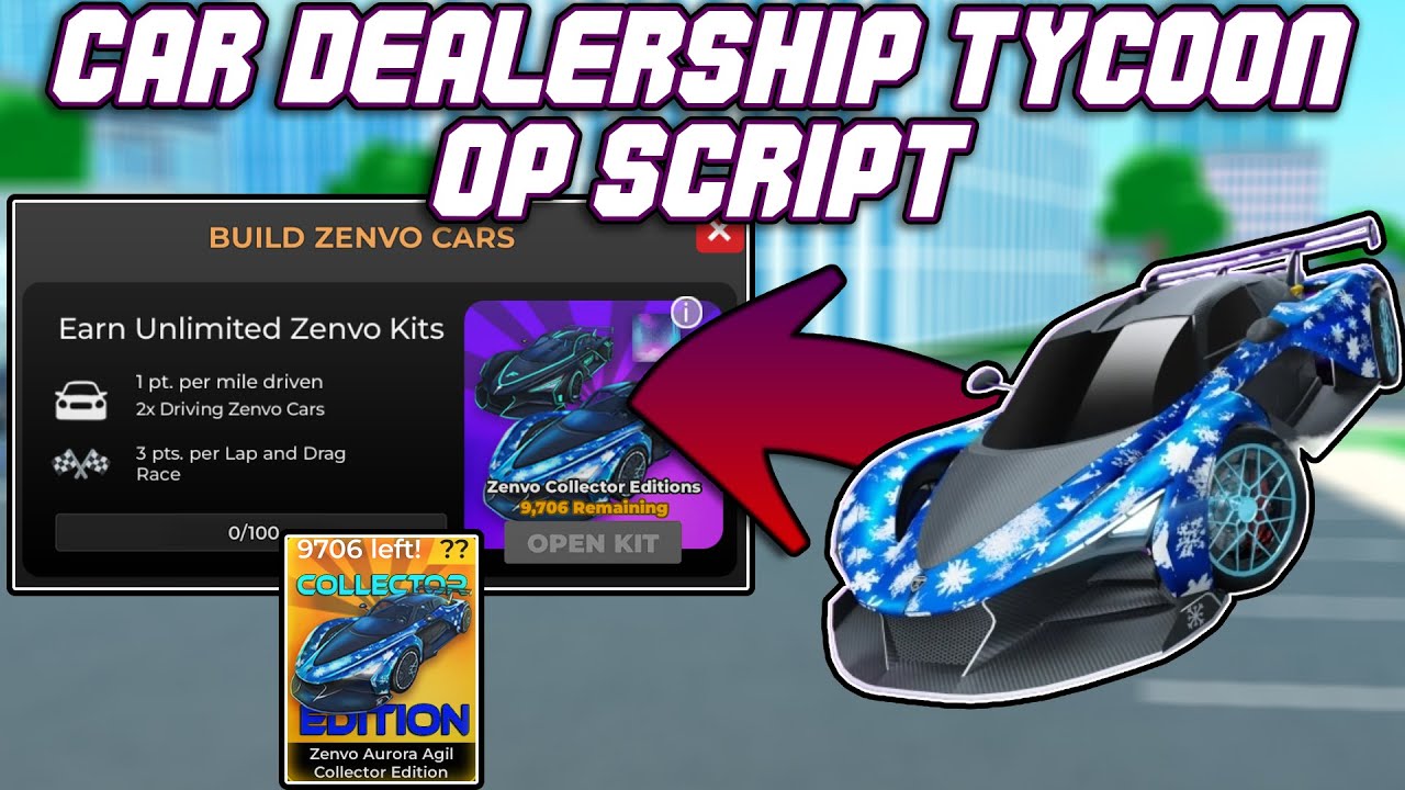 [🔐COLLECTOR!] Car Dealership Tycoon OP Script (2025) PASTEBIN - Auto ...