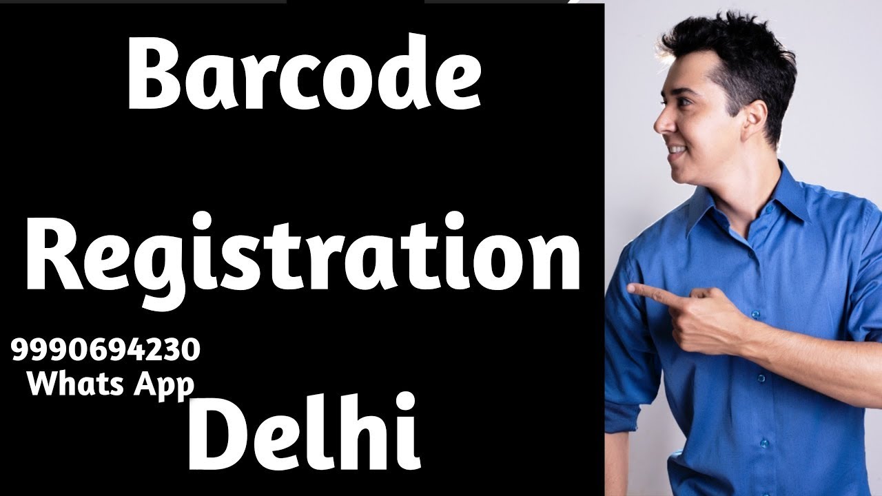 Barcode Registration Online Process - YouTube
