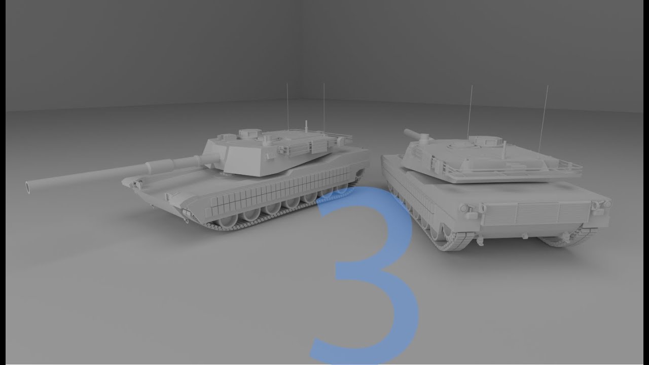 How to model a tank in blender PART 3 - YouTube