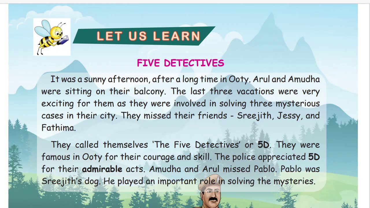Five Detectives | 5- th Std English | Unit 1 | Learn Always | Part 2 ...