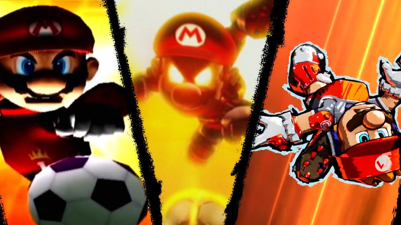 Evolution of Super/Mega/Hyper Strikes in Mario Strikers (2005-2022 ...