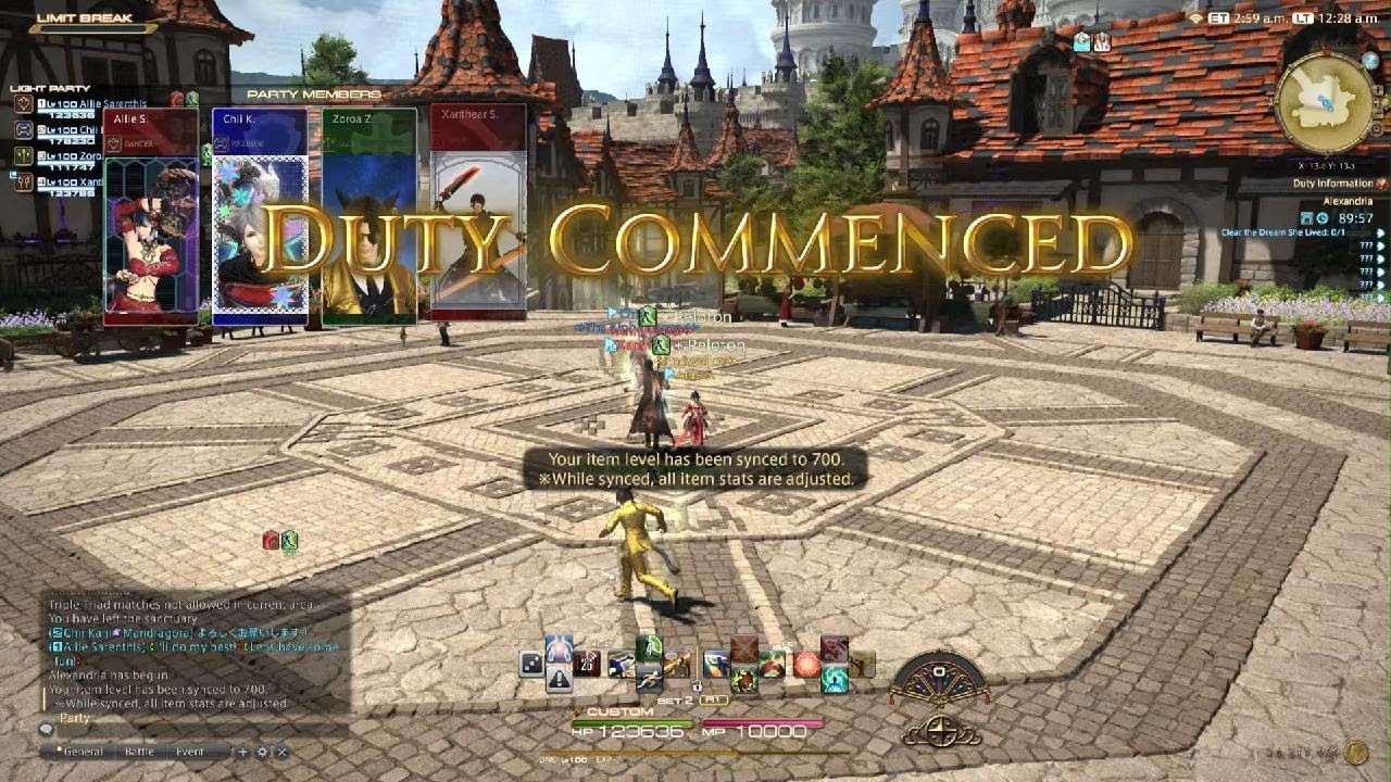 FFXIV Expert Roulette - Alexandria - YouTube