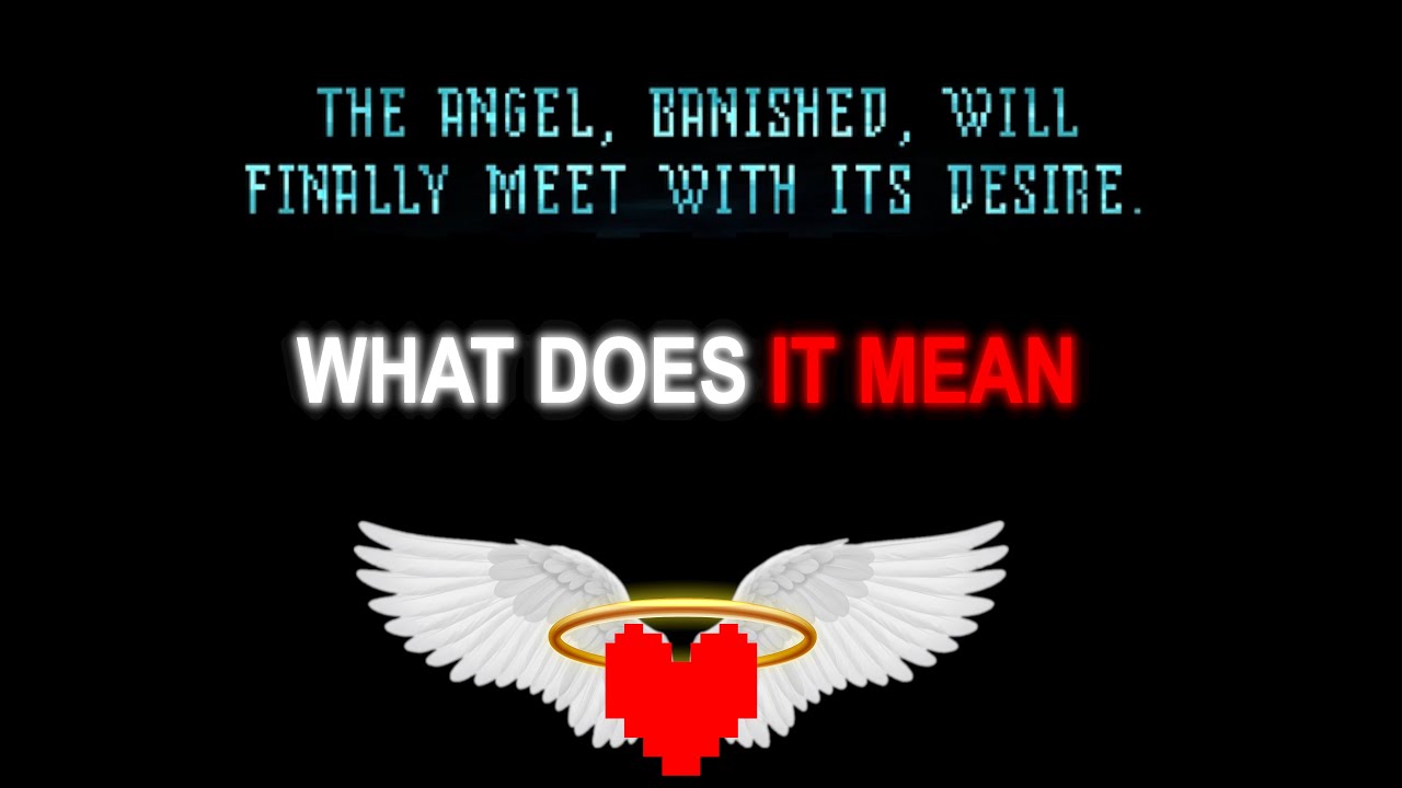 What is the Desire of the Angel? | Deltarune theory/analysis - YouTube