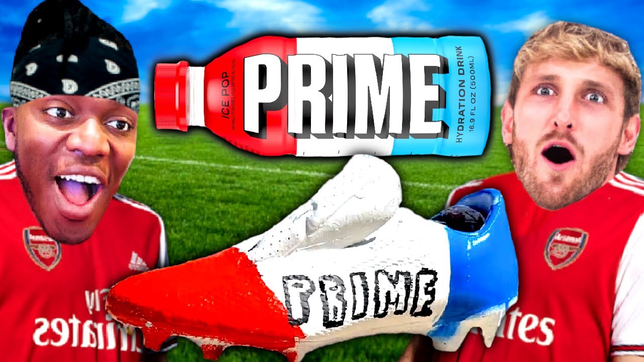 I Made KSI And Logan Paul Prime Football Boots... - YouTube