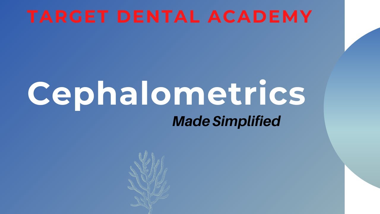 Orthodontics 6- Cephalometrics Lecture..|| - YouTube