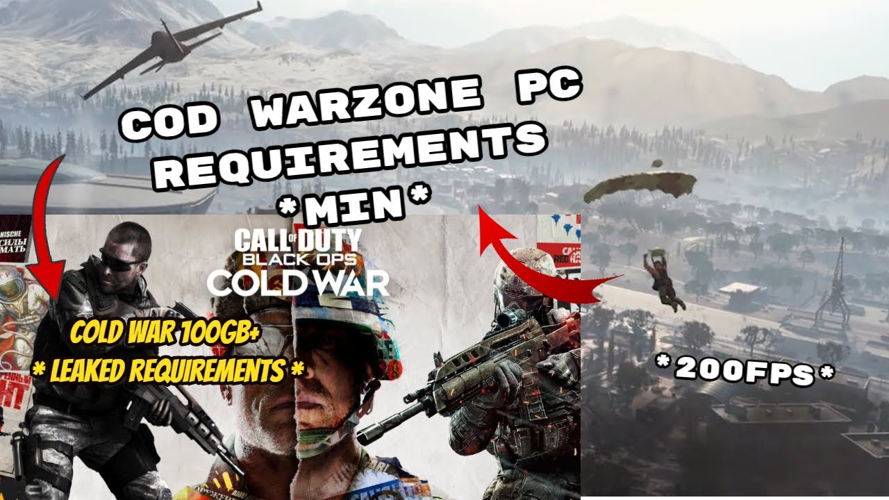 Warzone *PC Requirements* (Modern Warfare) Call of Duty Cold War *Min ...