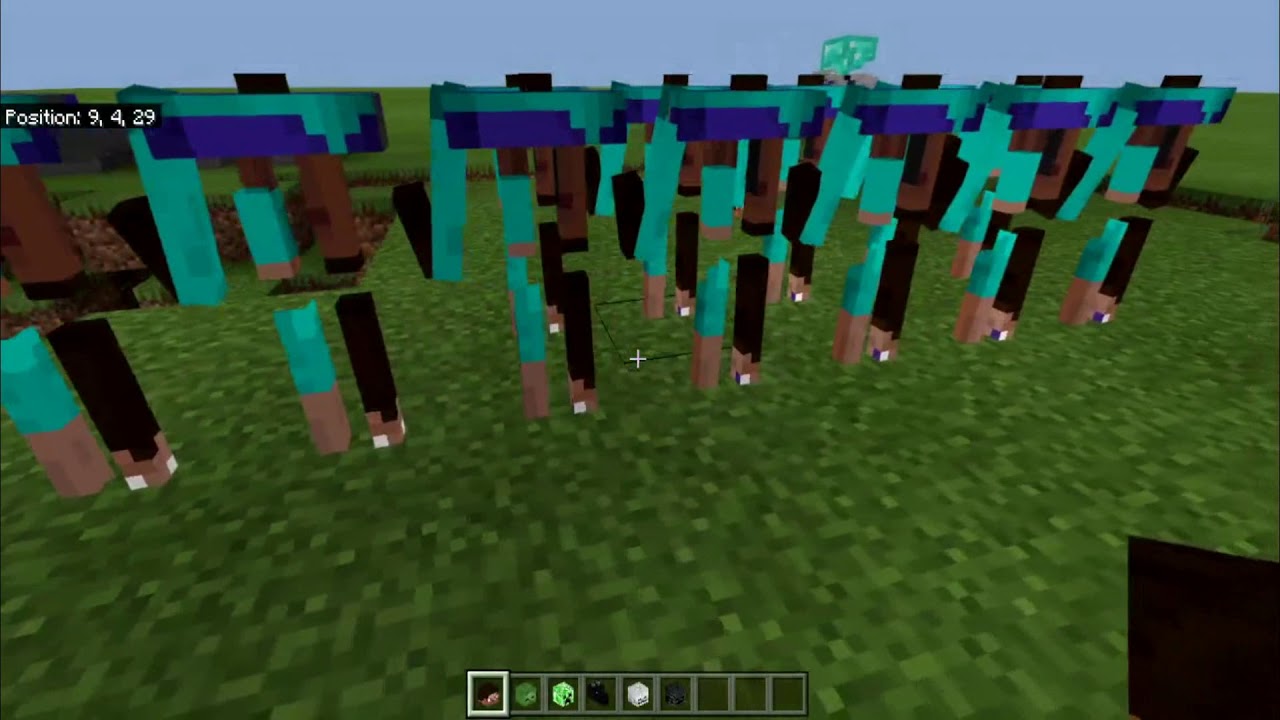 Really interesting graphical glitch/error in Minecraft - YouTube
