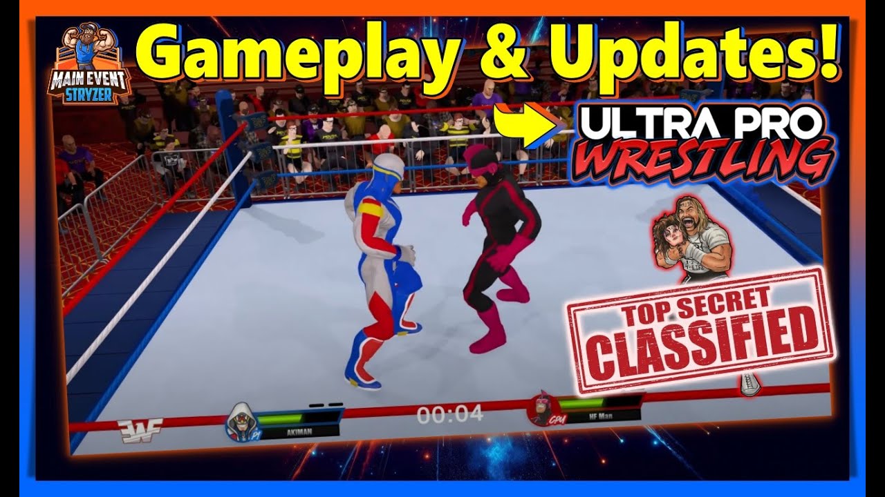 Ultra Pro Wrestling Gameplay & Status of the Game! - YouTube