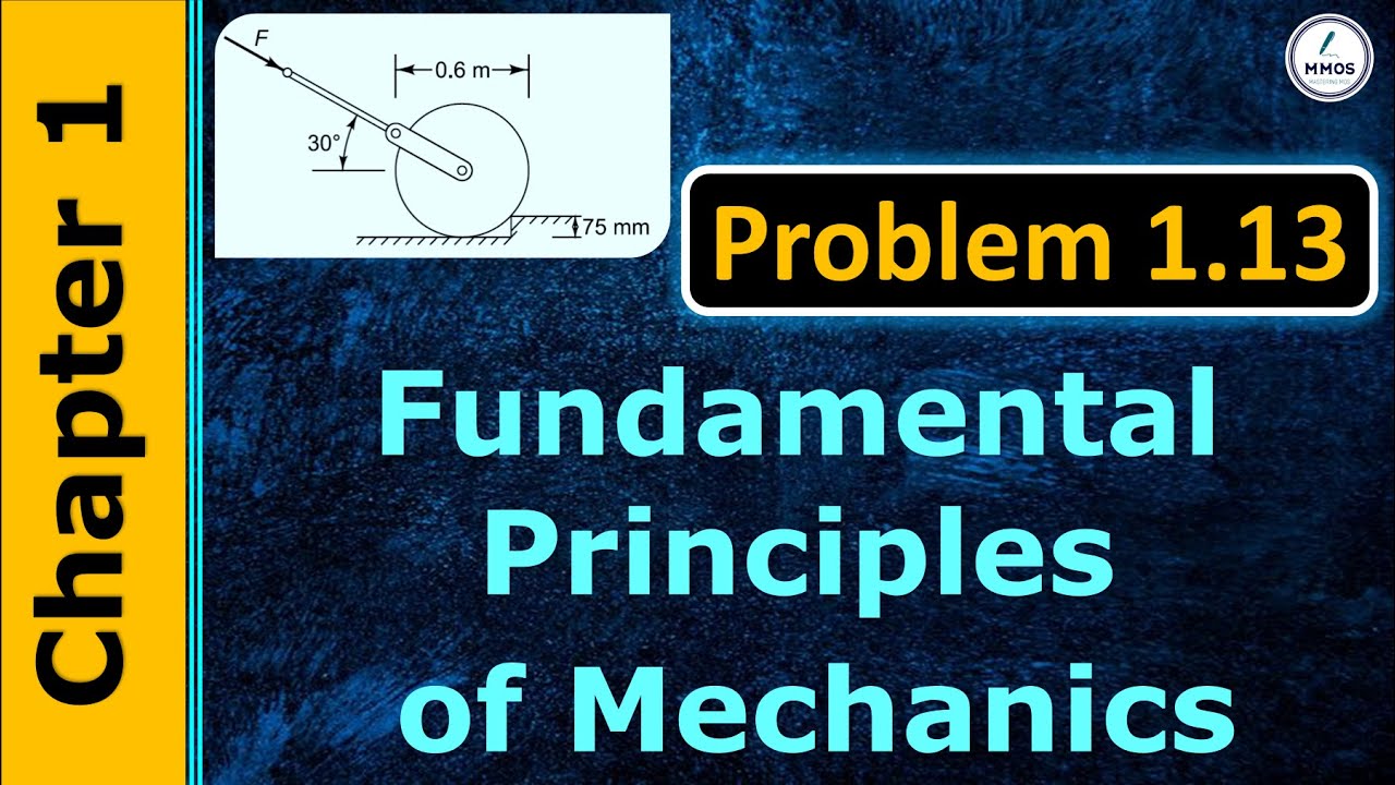 Problem 1.13 | Fundamental Principles of Mechanics | Mechanics of ...
