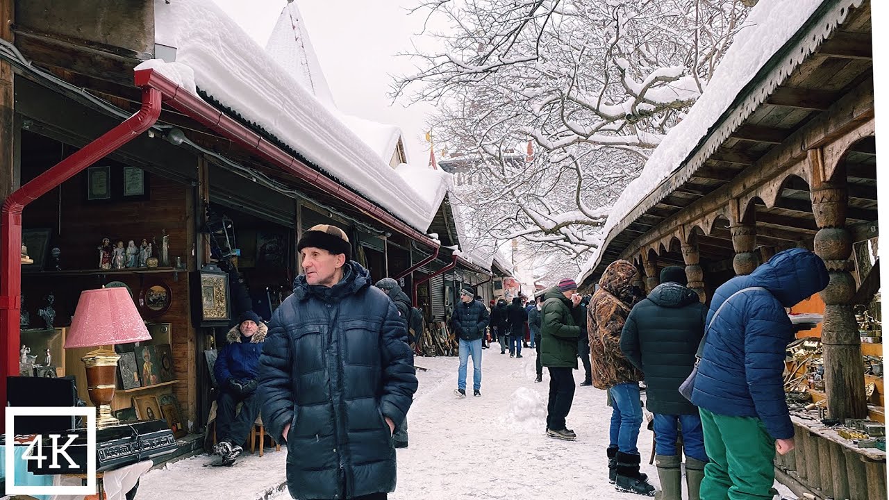[4K] 🇷🇺Moscow Walk | Soviet Flea Market | Izmailovsky Market of ...