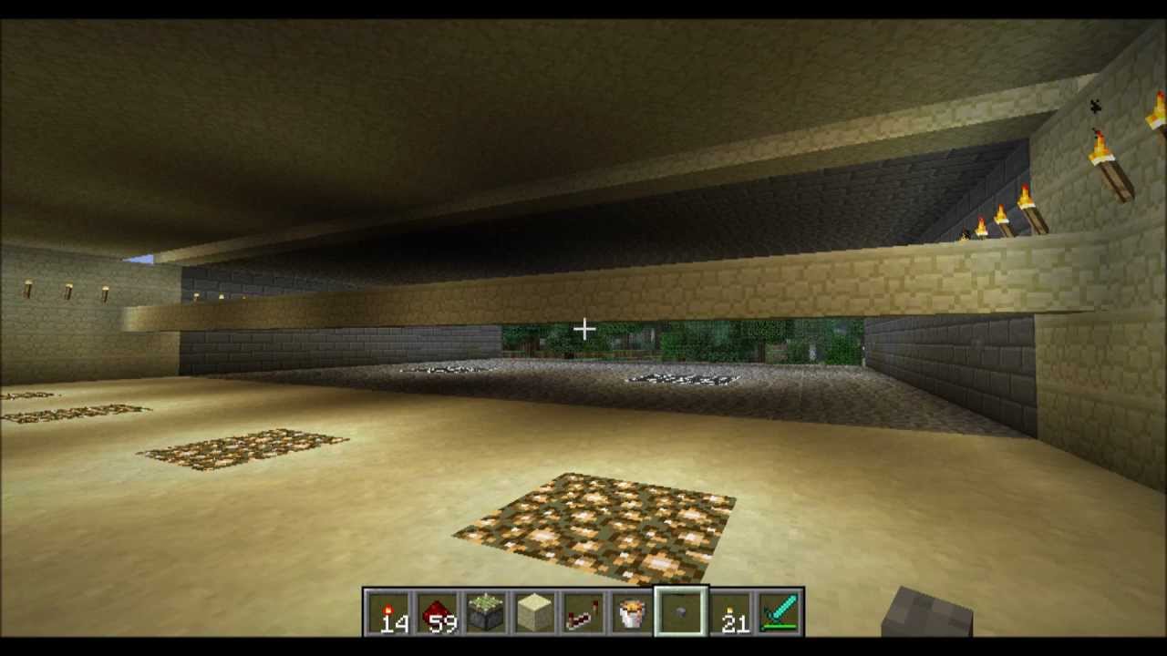Minecraft: 5 high extendable piston wall with no visible redstone (no ...