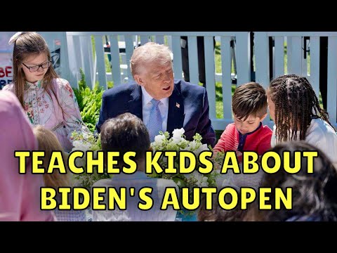 Trumps besonderes Ostergeschenk an diese Kinder 😂😂