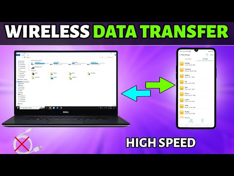 How To TRANSFER Files From Mobile To Laptop WIRELESS FREE - YouTube
