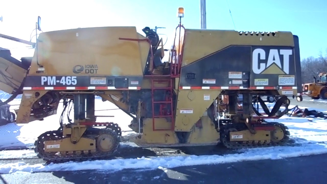 GovDeals: CAT PM-465 Milling Machine - YouTube