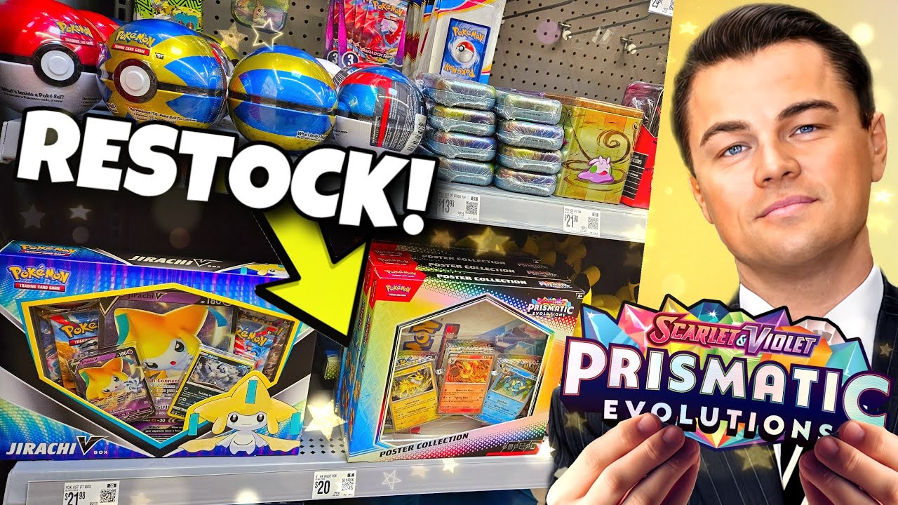 WALMART RESTOCK | Prismatic Evolutions FINALLY FOUND In-Store! - YouTube