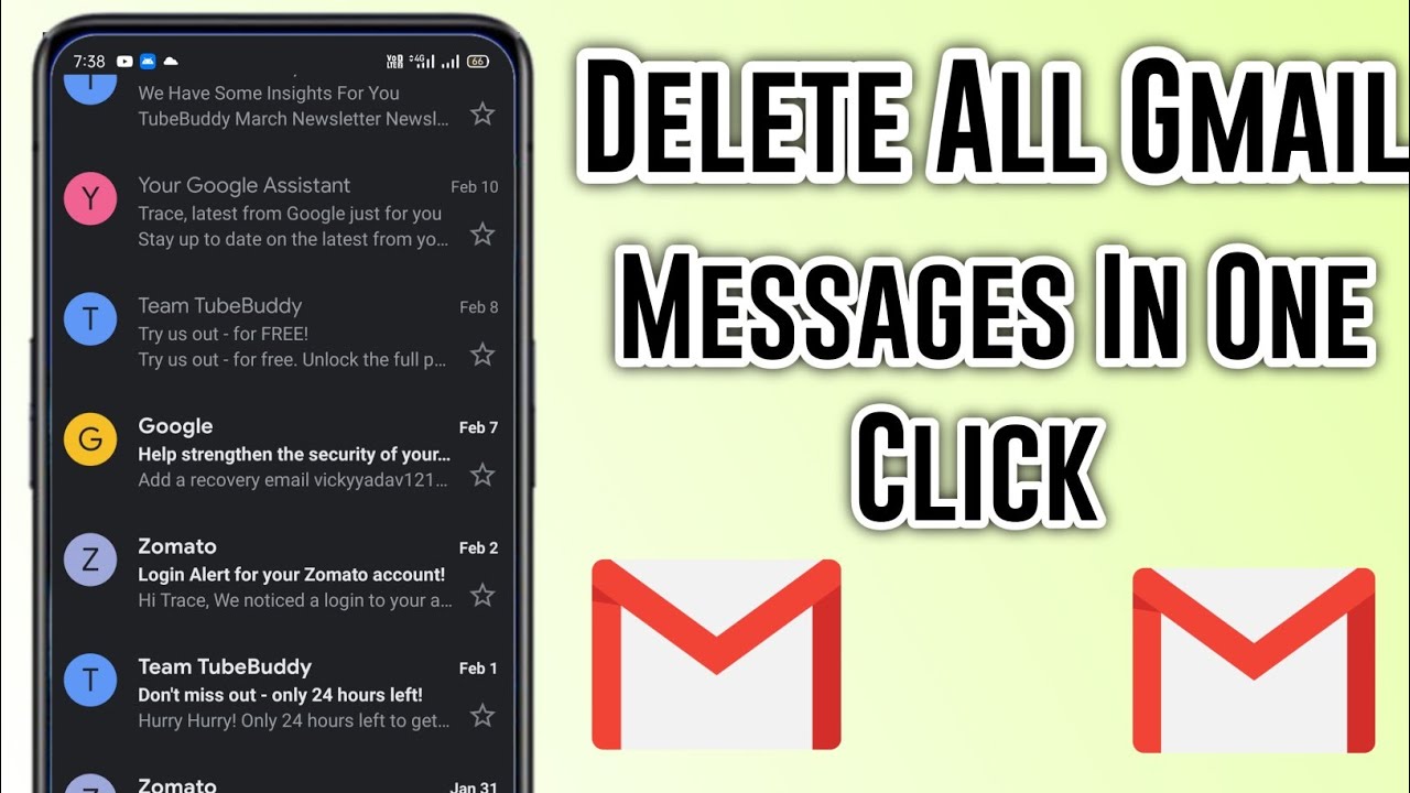 How To Delete All Gmail Messages At Once Ll Ek Bar Me Sabhi Gmail Kaise How To Delete All Gmail Messages At Once Ll Ek Bar Me Sabhi Gmail Kaise