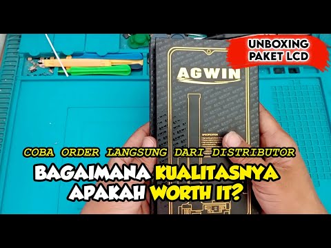 UNBOXING LCD AGWIN, Coba Beli Langsung Dari Distributor