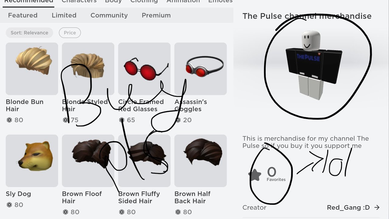 New Roblox channel merch - YouTube