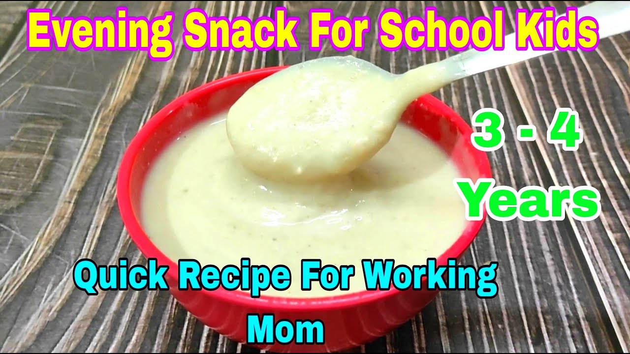 Evening Snack For Kids | Whole Wheat And Nuts Pudding Recipe For 3 To 4 ...