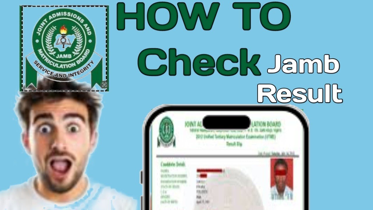 How to Check Your JAMB Result 2025 Online Using Phone - YouTube