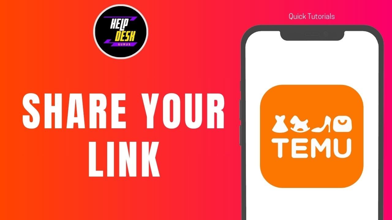 How To Share Your Link on Temu - YouTube