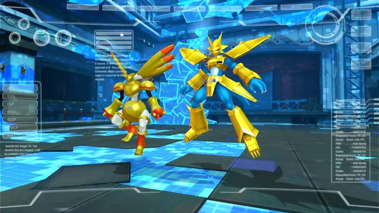 Digimon Story Cyber Sleuth Magnamon Battle - YouTube
