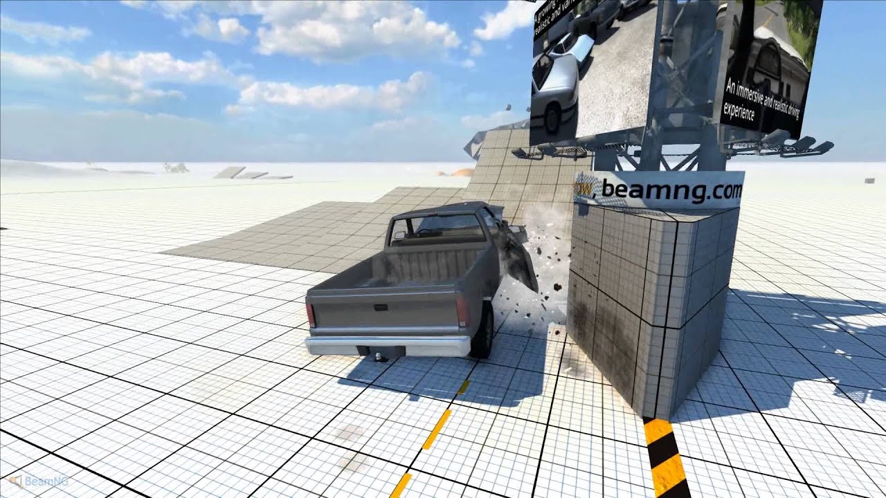 The Most Realistic Car Damage Model Ever - BeamNG Physics Engine - YouTube