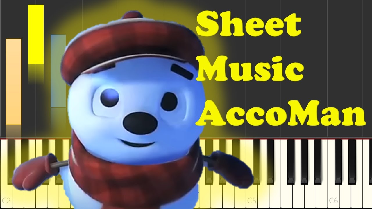 Little Snowflake Theme Song Piano Sheet Music - YouTube