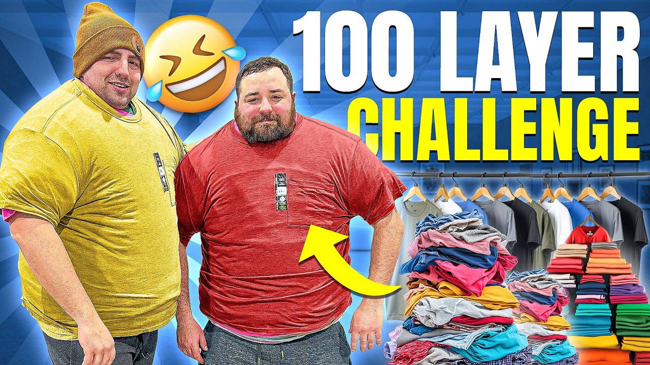 We Tried The 100 Layer Challenge... - YouTube