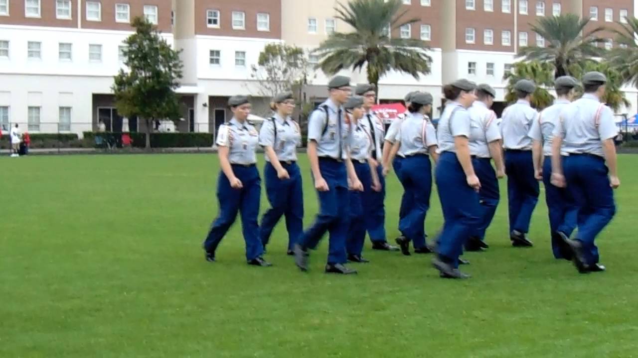 Unarmed Platoon UT Drill meet - YouTube