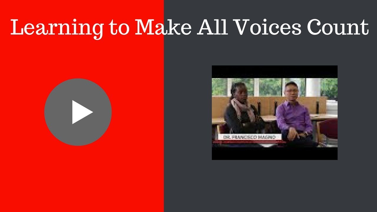 Learning to Make All Voices Count - YouTube