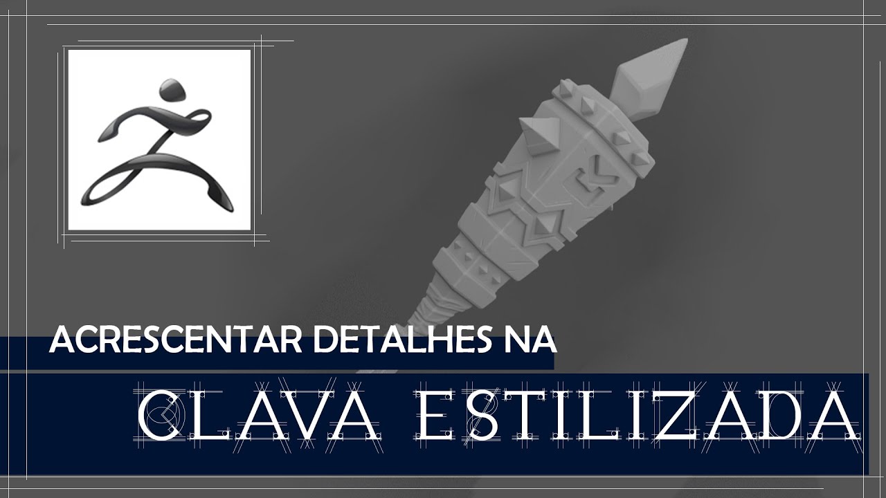 Speedmodeling - Clava Medieval Estilizada - Acrescentando detalhes no ...