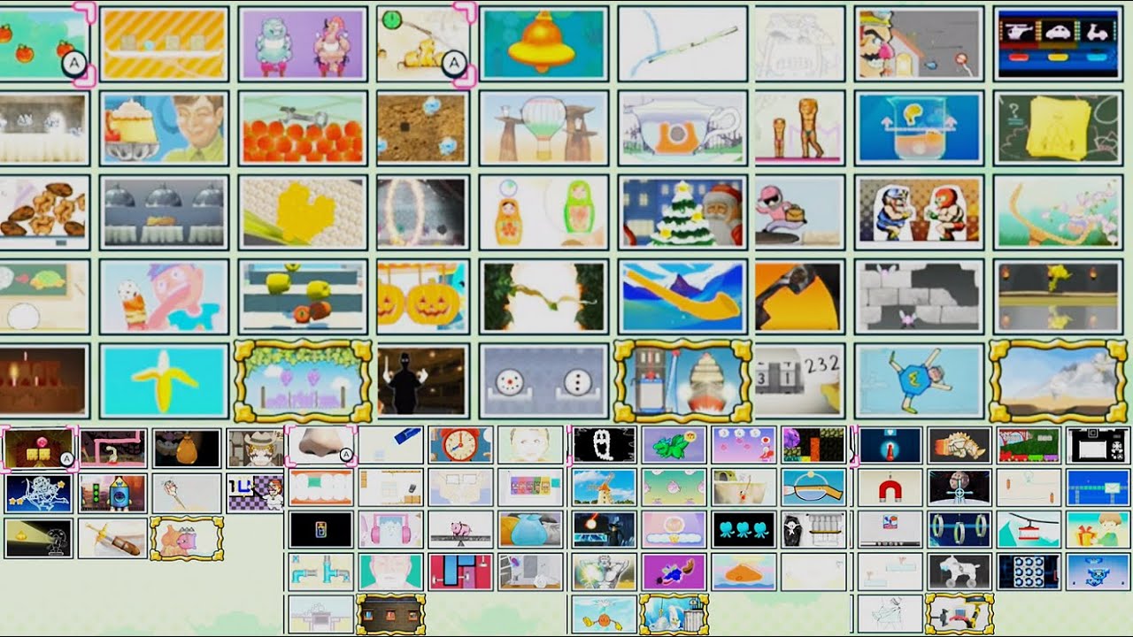 WarioWare Get It Together! - Play-o-Pedia All Mini Games Level Stage ...