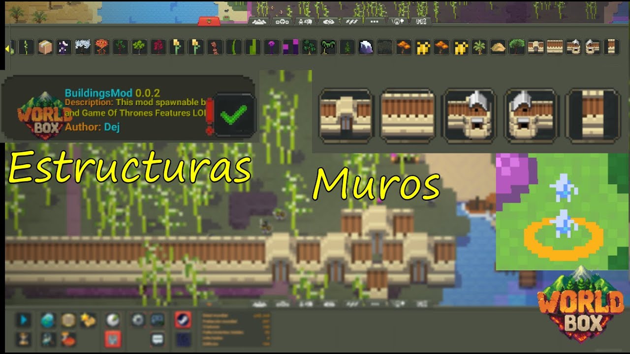 Murallas En WorldBox, Construcciones Y Más, Buildings And Got Mod ...