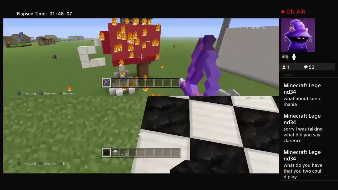 Split screen minecraft - YouTube